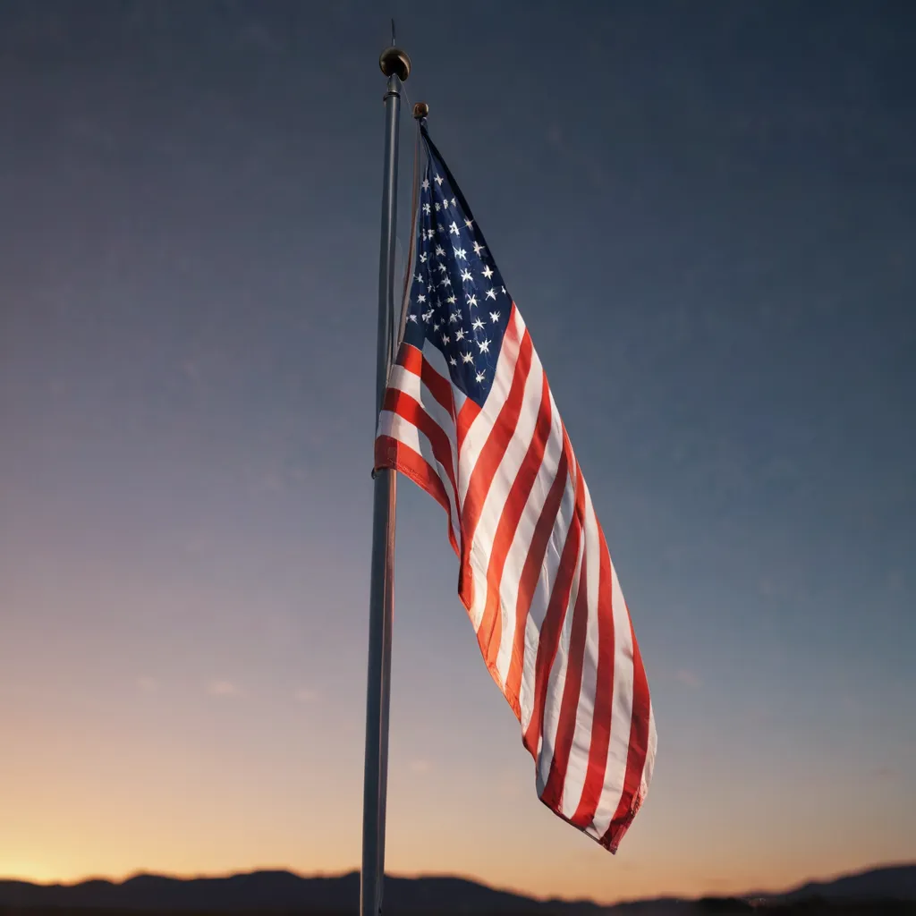 Guidelines for Vertically Displaying the American Flag