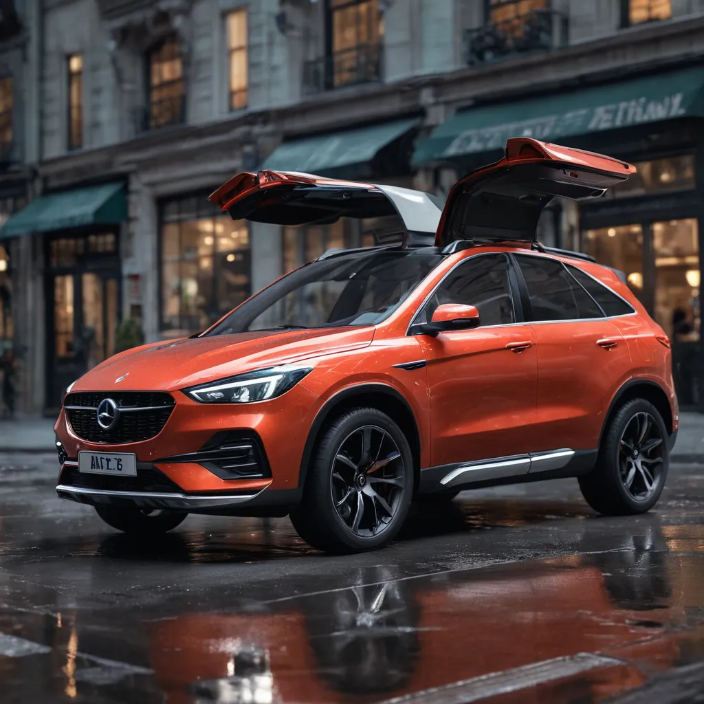 Innovative Crossover SUVs with Gull Wing Doors