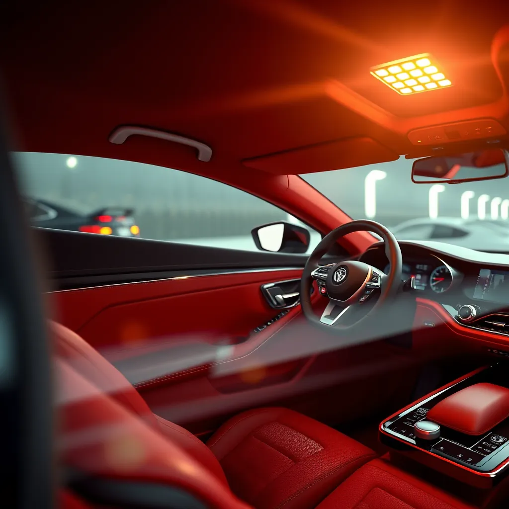 The Appeal of Sport Red Car Interiors